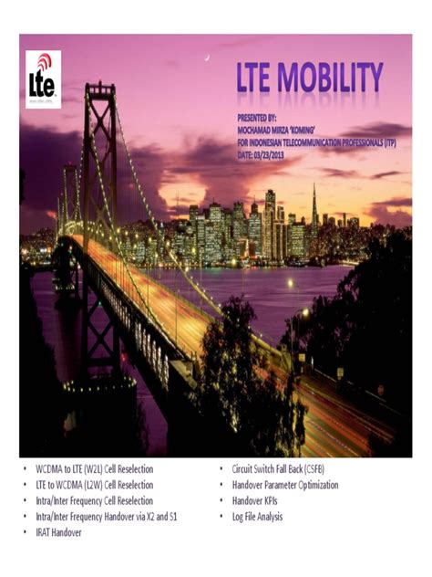 Lte Mobility Pdf Pdf Ip Multimedia Subsystem Lte Telecommunication