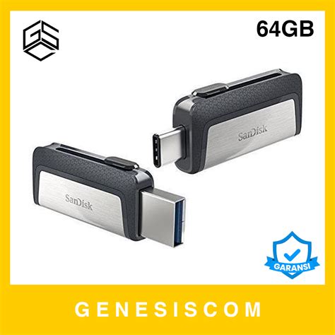Jual Flashdisk OTG SANDISK 64GB Type C Ultra Dual Drive USB 3 1 Slide