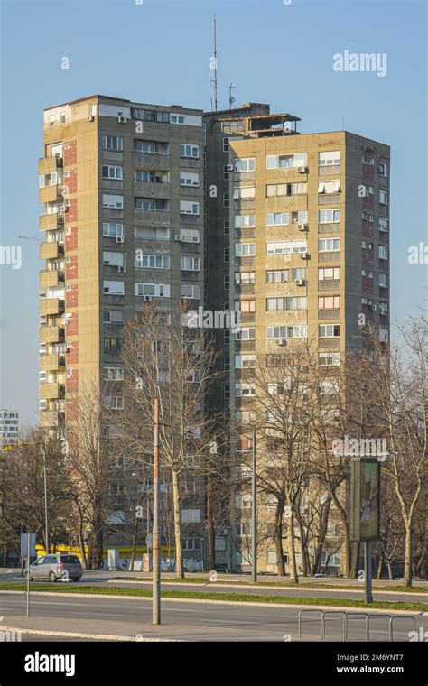 Architecture Of Belgrade Serbia Brutalist Socialist Post Was Architecture In The Former