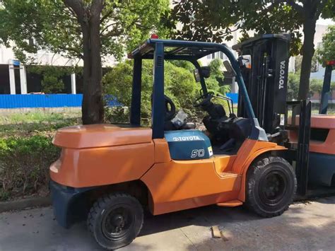 Used Toyota Fd50 Forklift 5ton Original Japan Used Forklift Truck 5 Ton