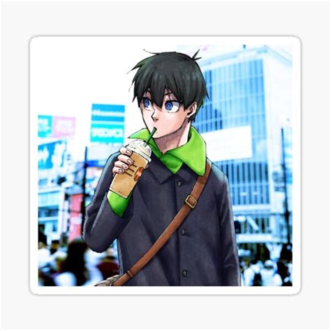 Isagi Yoichi In Casual Clothes Shibuya Blue Lock Sticker For Sale By Sadimouto Redbubble