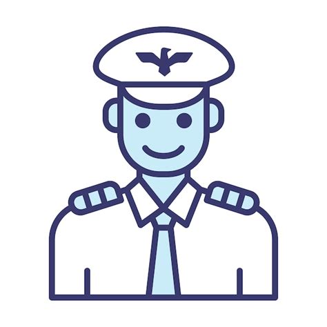 Premium Vector Pilot Icon Vector On Trendy Design