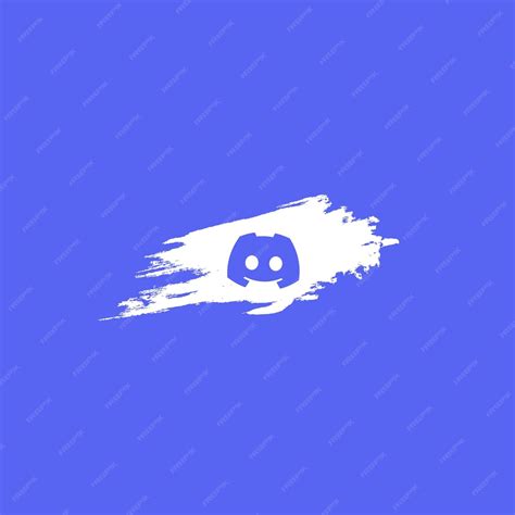Premium Vector Discord Social Media Logo Icon With Watercolor Brush Discord Background
