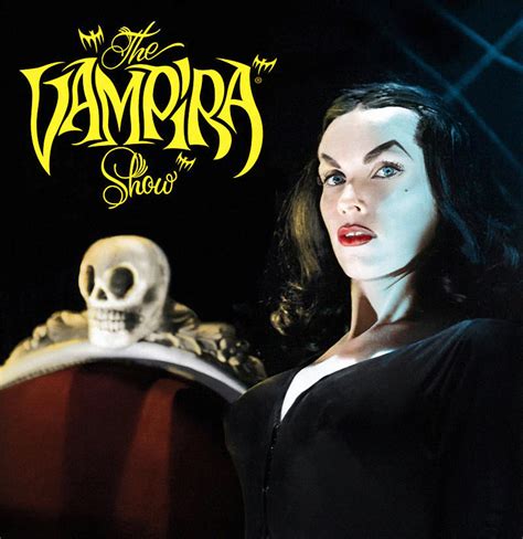 Promo Image Of The Vampira Show Colorized R Vampira