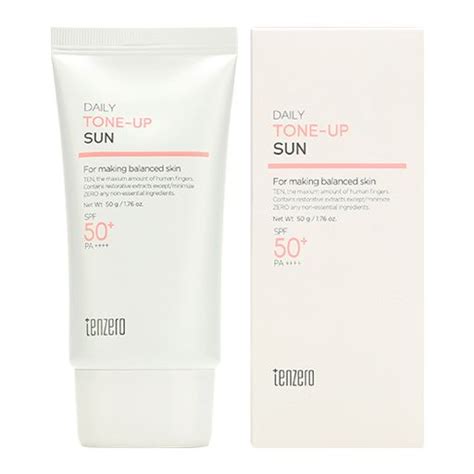 TENZERO Солнцезащитный крем с тонирующим эффектом SPF 50+/PA+, 50г ...