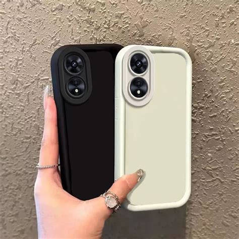 Casing Ponsel Silikon Tebal Baru Cocok Untuk Casing Ponsel Cangkang Lunak Tipe Oppo Yang Tahan