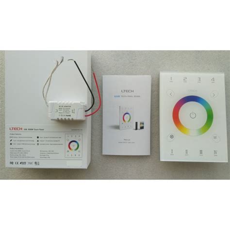 UX RGBW Zones DMX In Wall Touch Panel LED Controller