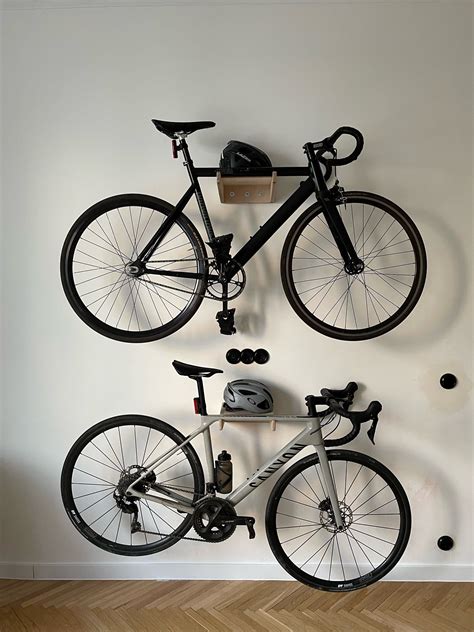 Minimalist Plywood Bicycle Wall Mount Bike Rack Bike Storage Etsy Uk