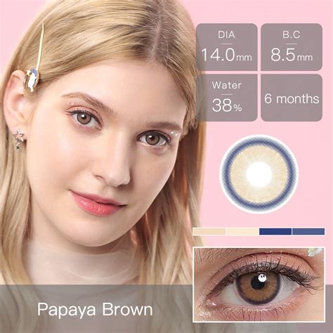 【up To 60 Models】magister Contact Lens 1 Pair Roze Dubai Contact Lense