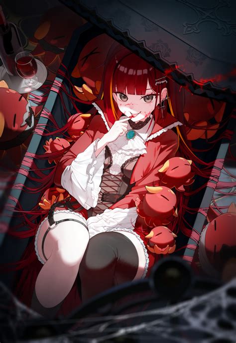 Eun Yo Akane Lize Stellive Absurdres Highres 1girl Black