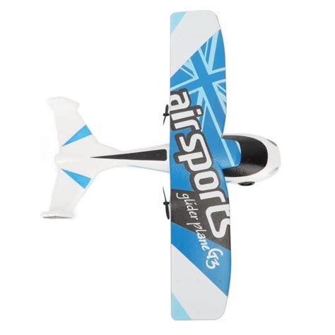 Avion télécommandé RC 2 4Ghz en EPP avec LED pour débutant VGEBY