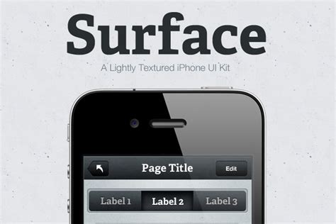 Surface Iphone Ui Kit — Medialoot