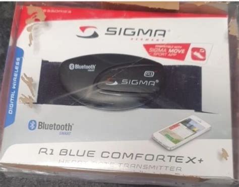 SIGMA Sport Unisex-Erwachsene Zubehör R1 Blue Comfortex Bluetooth Smart ...