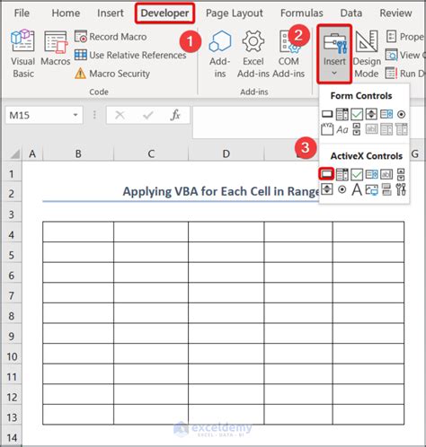 How To Use VBA For Each Cell In Range In Excel Methods