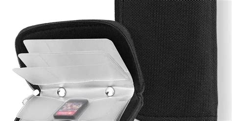 Memory Card Storage Bag Carrying Case Holder Wallet 22 Slots For Cfsd