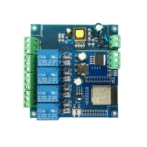 Relay Module Equipped With Esp32 Wroom Wifi Ac Dc Power Supply Bluetooth Module Shopee Philippines