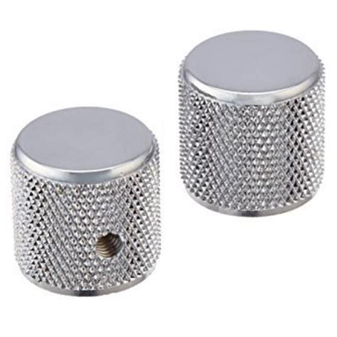 Original Fender Tele And P Bass Knobs Chrome