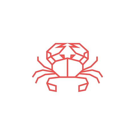 Premium Vector Crab Logo Icon Design Template