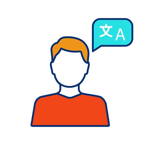 Foreign Language Skills Color Icon Language Proficiency Level