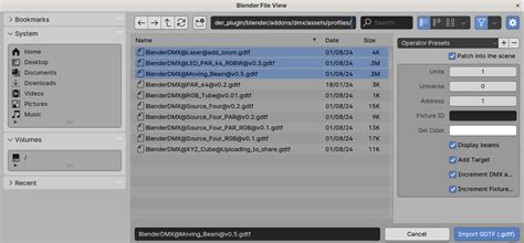 Gallery Blenderdmx Addon