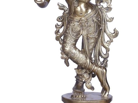 Radha Krishna Brass Statue Exotic India Art