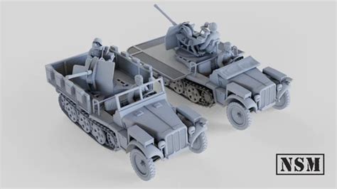Demag Sdkfz 10 4 With 2cm Flak 38 Imperator Models