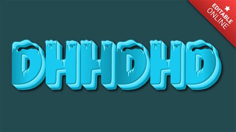 Dhhdhd Winter Font Text Effect Generator