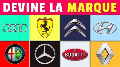 Devine La Marque à Partir Du Logo 🚗 Quiz Voitures Youtube