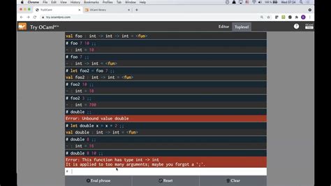 Ocaml Tutorial Getting Started With Ocaml Part 2 Functions And Type
