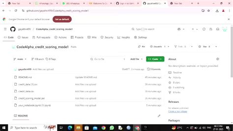 Machinelearning Ai Datascience Creditscoring Python Scikitlearn Srigayathri M