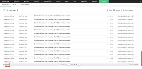 Workflow Execution Logs OpManager Help