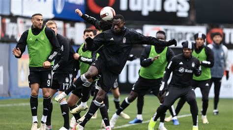Beşiktaş Başakşehir maçının hazırlıklarına devam etti
