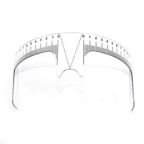Pcs Eyebrow Grooming Stencil Shaper Ruler Reusable Eyebrow Ruler Measure Tool For Permanent