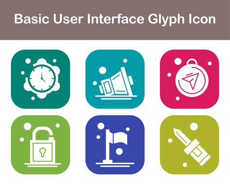 Basic User Interface Vector Icon Set 20762472 Vector Art At Vecteezy