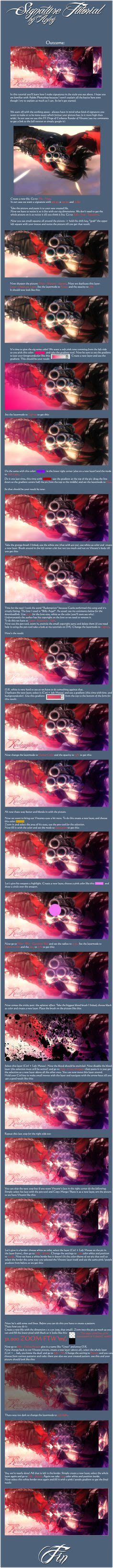 18 Best Signature Tutorial Images In 2017 Photoshop Tutorials Art