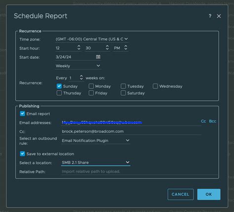 Send Aria Operations Reports To Box