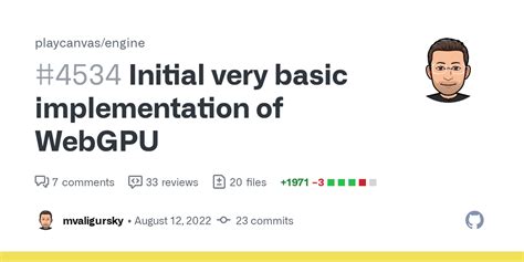 Initial Very Basic Implementation Of WebGPU By Mvaligursky Pull