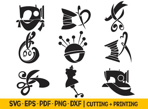 Sewing Svg Files For Cricut Icon Clipart Sewing Logo Svg Cricut Cut