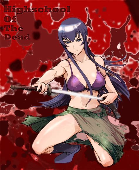 Highschool Of The Dead Saeko By Gamera68 On Deviantart
