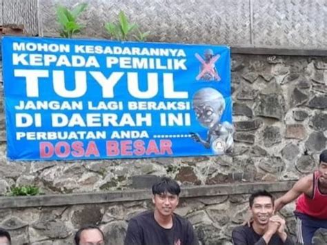 2 Tahun Sering Kehilangan Uang Warga Ciamis Pasang Spanduk Sindir