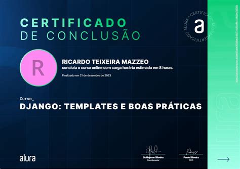 Ricardo Mazzeo No Linkedin Django Alura Desenvolvimentoweb
