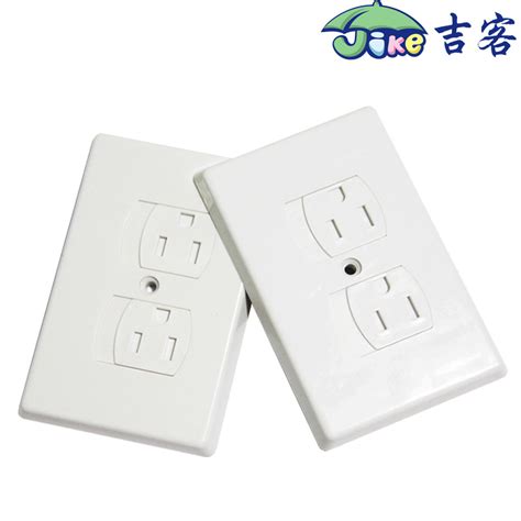 美式插座保护盖防触电abs插座防护盖防止儿童玩电源触电保护面板 阿里巴巴