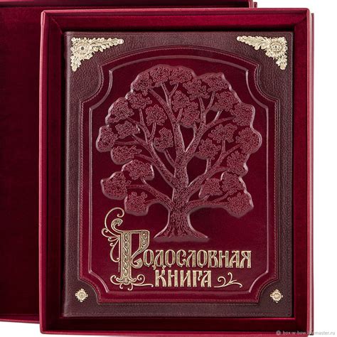 Родословная книга Изысканная (кожа, бронза, подар.футляр) – заказать на ...