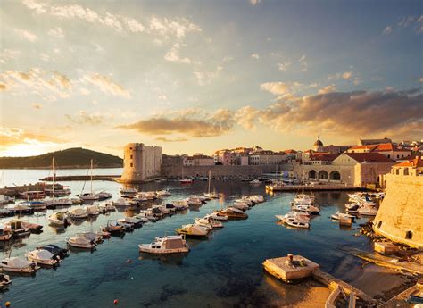 Dubrovnik Dubrovnik Croatia Sky Outdoor Scene Harbor Sea Cityscape