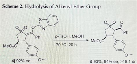 Solved Scheme 2 Hydrolysis Of Alkenyl Ether Group S O O N