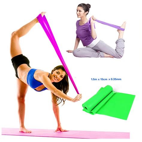 Buy 15m Yoga Stretch Belt Rubber Resistance Bands