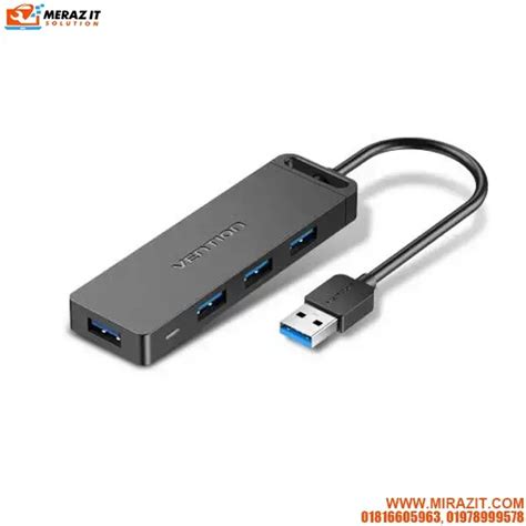 Vention Chlbf Port Usb Hub With Power Supply M Black Price In Bangladesh Meraz It Solution