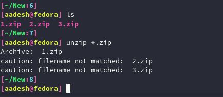 Unzip Multiple Files On Linux In The Command Line LinuxForDevices
