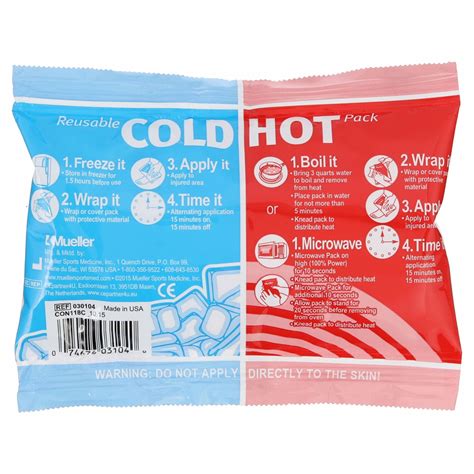 4 34 In Temp Pack Lg 6 In Temp Pack Wd Reusable Heatcold Pack