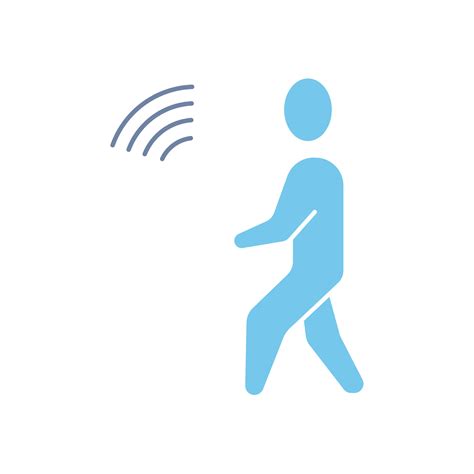 Motion Sensor Concept Line Icon Simple Element Illustration Motion Sensor Concept Outline